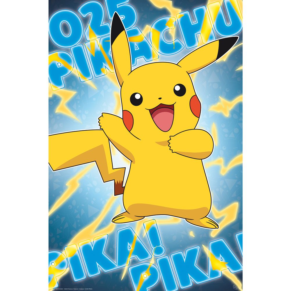 Pokémon - 025 Pikachu - Poster – yvolve Shop