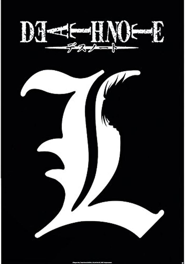 Death Note - L Symbol - Poster — yvolve Shop