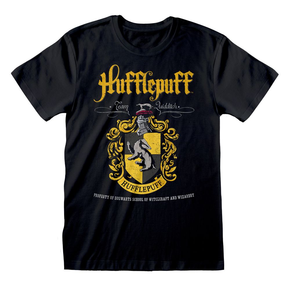 Harry Potter - Hufflepuff Crest - T-Shirt – yvolve Shop
